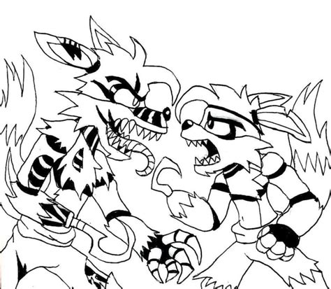 Foxy Cute Fnaf Coloring Pages Adorable Spooky Fun For Fans