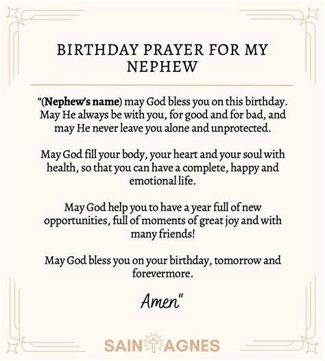 Prayers For My Nephews Birthday Healing And Protection
