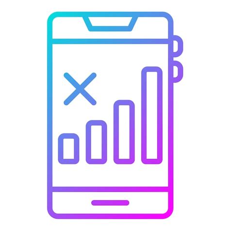 Premium Vector Signal Cellular Null Vector Illustration Style