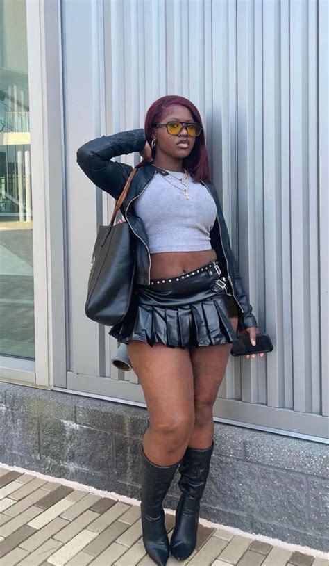 Mini Skirt Outfits Black Girl At Natasha Ransford Blog