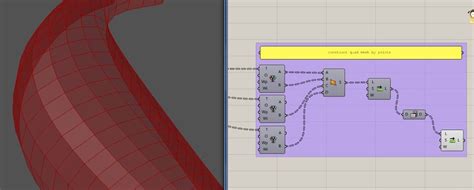 4 Points Surface To Mesh Grasshopper
