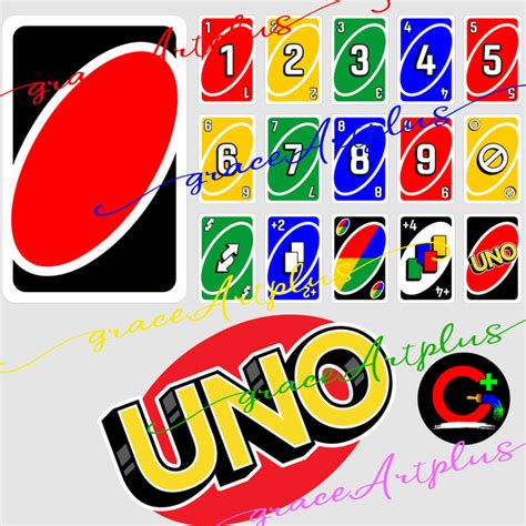 Custom Uno Cards Template Editable Uno Cards Template All Layered By