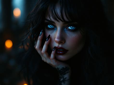 Blue Eyes Gothic Portrait Of A French Girl By Magicalarriflex On Deviantart