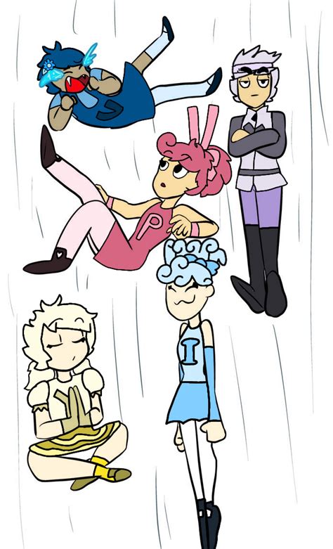 Alphabet Lore Everyone Falling By Adreannaareisya On Deviantart