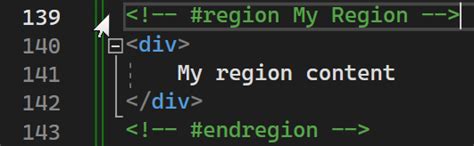 Code Folding In Razor Markup Does Not Fold Region · Issue 67874 · Dotnetroslyn · Github