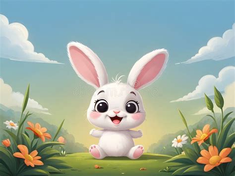 Cute Adorable Bunny Stock Illustration Illustration Of Play 304578254