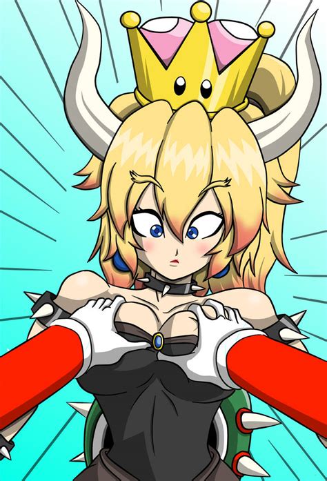 Bowsette And Mario By Ginyu1992 On Deviantart