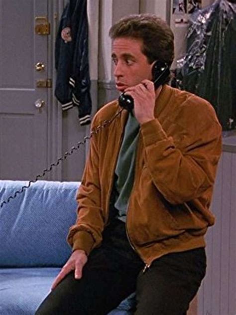 Seinfeld Jerry Seinfeld Brown Bomber Jacket New American Jackets