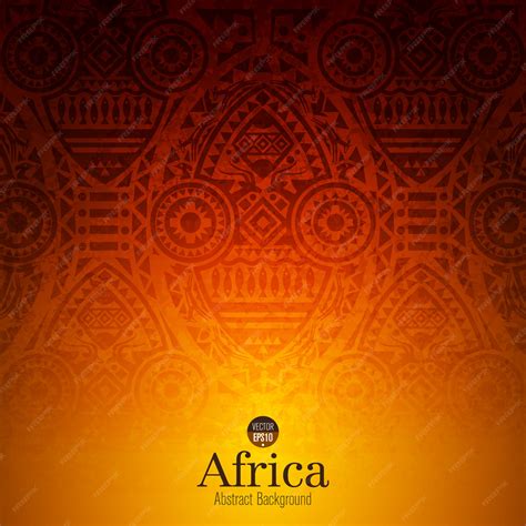 Premium Vector Traditional African Art Background