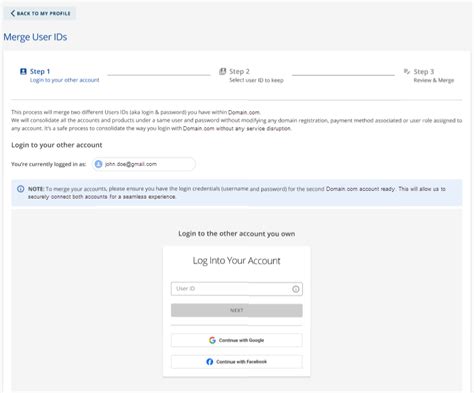How To Merge User Ids And Accounts