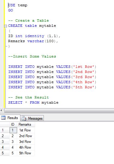 Sql Server 2008 Get The Next Identity Value Varinder Sandhu