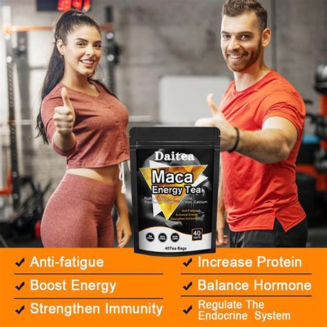 Mens Maca Energy Tea Obtains Natural Energy Improves Couples Sex