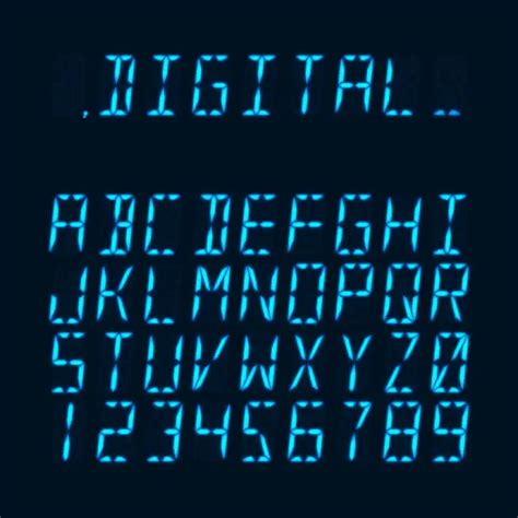 Free Lcd Font Illustrations And Vectors Templates Icons And More
