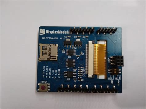 Graphic Test On TFT Touch Shield