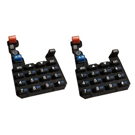 2x Walkie Talkie Numeric Keypad Keyboard For Baofeng Two Way Radio Uv