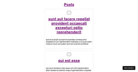 React Pagination Academind Codesandbox