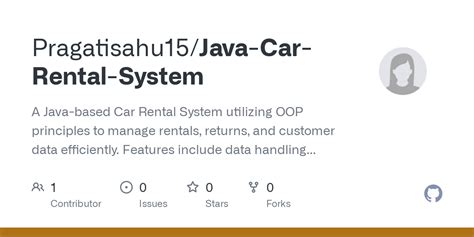 Github Pragatisahu15java Car Rental System A Java Based Car Rental