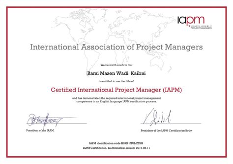 Certified International Project Manager Iapm Rmk Coaching
