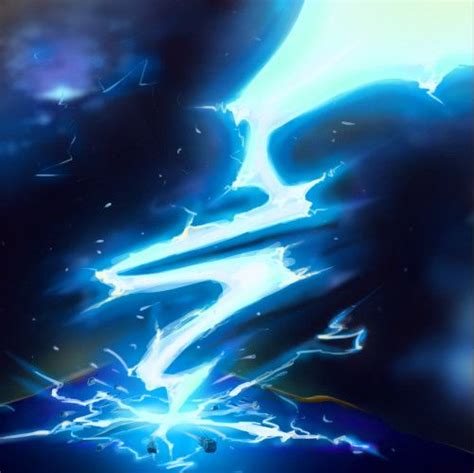 Blue Lightning Lightning Art Blue Lightning Lightning Powers