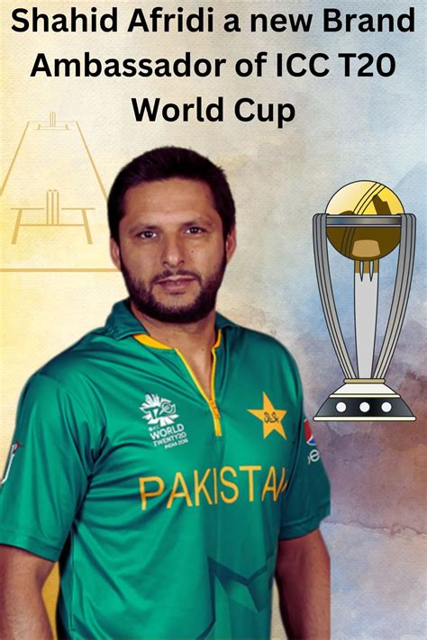 Shahid Afridi Named As Icc T20 Brand Ambassador