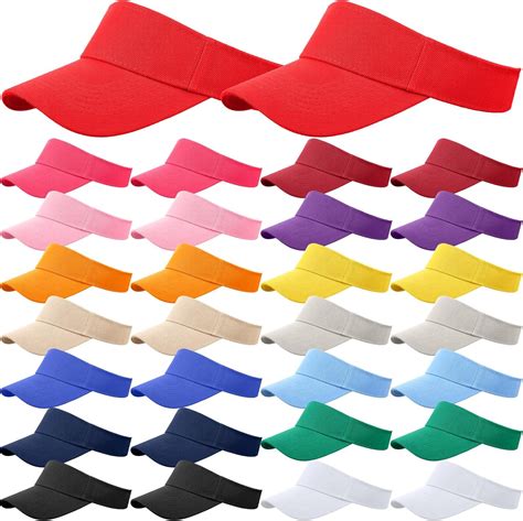 Handepo 30 Pack Sun Visor Hats For Women Lightweight Visor Cap Summer