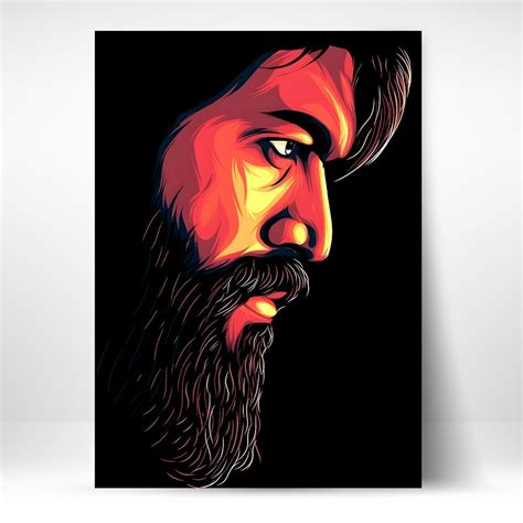 High Quality Metal Posters Yash Gowda Yg02 Vibrant Colors And Sharp