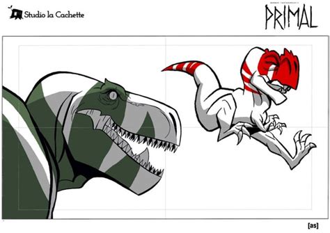 Genndy Tartakovskys Primal 2019 Part 2 Model Sheets Character References Turnarounds