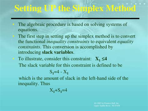 Ppt Linear Programming The Simplex Method Powerpoint Presentation Free Download Id3043676