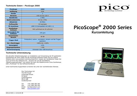 picoscope 2000 series quick start guide manualzz
