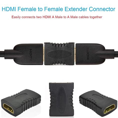 Jual Hdmi Barel Sambungan Hdmi Female To Female Shopee Indonesia