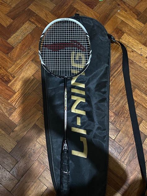 Li Ning Badminton Racket Sports Equipment Other Sports Equipment And Supplies On Carousell