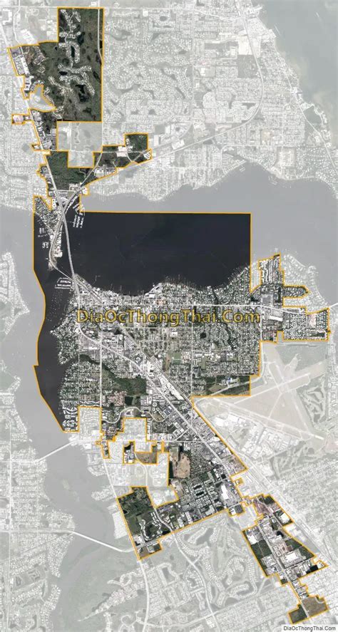 Map Of Stuart City Florida Thong Thai Real