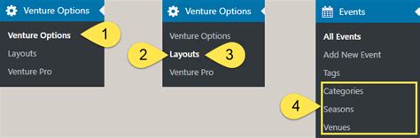 new user guide venture event manager documentation