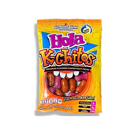 Hola K Chitos Tamarind Flavored Coated Fruit Pieces Exoticers