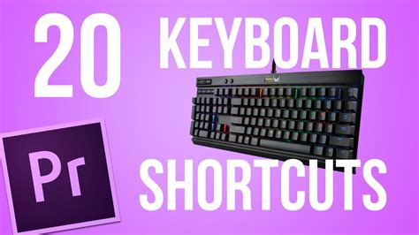 Premiere Pro Keyboard Shortcuts