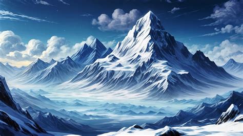 Пейзаж горы и хвойный лес зимой · бесплатная фотография от Danastr