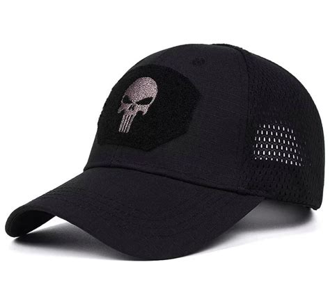 Кепка бейсболка каратель (punisher, череп, военная) с сеточкой и ...
