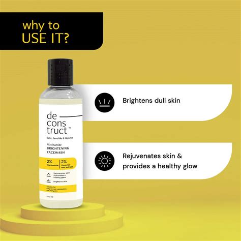 Deconstruct Niacinamide Brightening Face Wash Distacart