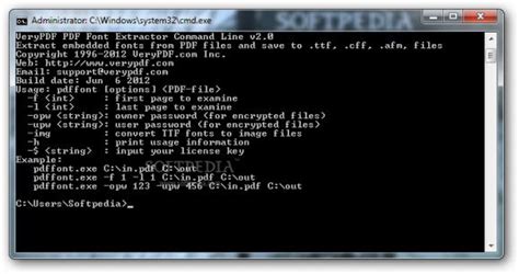 Verypdf Pdf Font Extractor Command Line Download Softpedia