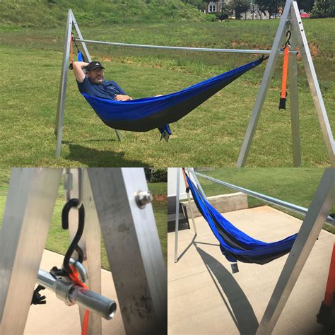 Lightweight Backpacking Hammock Stand At Carmen Pink Blog