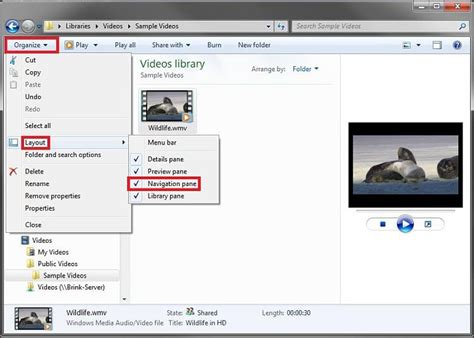 Navigation Pane Turn On Or Off Windows Forums