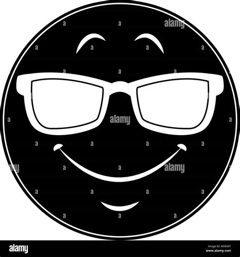 Emoji With Sunglasses Stock Vector Image And Art Alamy