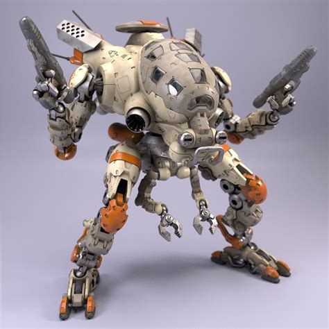 Astro Mech Tripod Mech Mech Models Scifi Mech