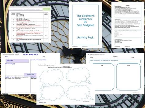 The Clockwork Conspiracy Activity Pack And Resources Teaching Resources