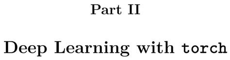 کتاب deep learning and scientific computing with r torch