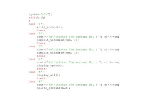 C Coding For Banking System Program Pdf Computing Technology
