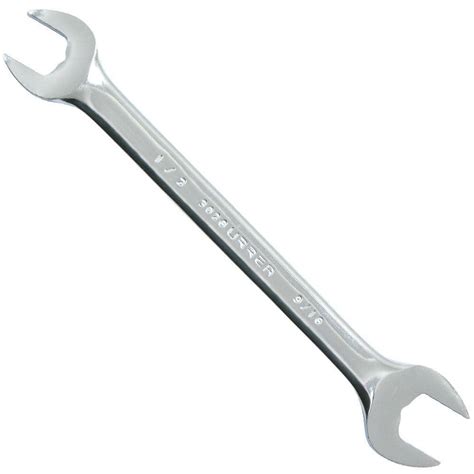 Urrea 1 2 In X 9 16 In Open End Chrome Wrench 3026 The Home Depot