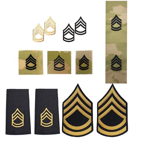 Us Army E7 Sergeant First Class Male Rank Bundle Insignia Depot