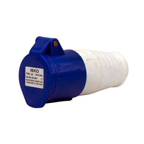 Industrial Socket 16amp 3pin Male And Female 220v Set Buy Online At