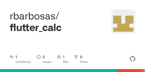 github rbarbosas flutter calc